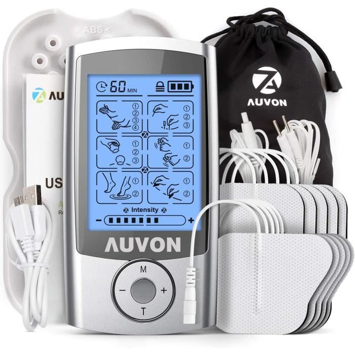 AUVON TENS electrostimulation appareil, un stimulateur musculaire anti ...