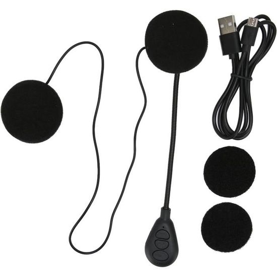 T6 Casque De Casque De Moto Musique Contrôle D'Appel Usb Charge ...
