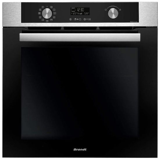 Brandt Four intégrable multifonction 67l 60cm pyrolyse inox - BOP2432X ...