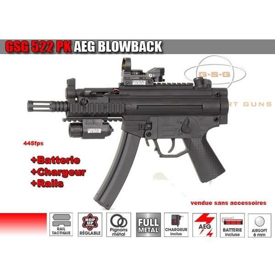 REPLIQUE GSG 552 PK CHARGEUR HI-CAP 1.1 JOULE - Cdiscount Sport