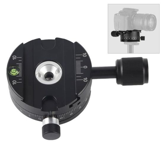 Tête De Trépied Quick Release Plate Head, Paranomic Head 360 ° Rotation ...