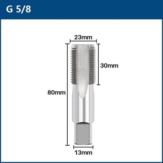 Outil de coupe - YWEI - FILIERE - BUSE DE FILAGE - Taraud G5I8 - Robinet à filetage HSS en ...
