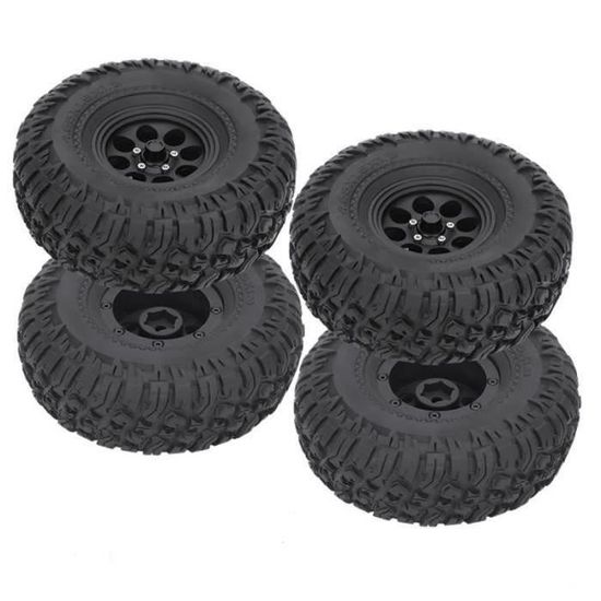 Pneu RC 4 pièces 118mm pneu de voiture RC pneu sur chenilles RC pour ...