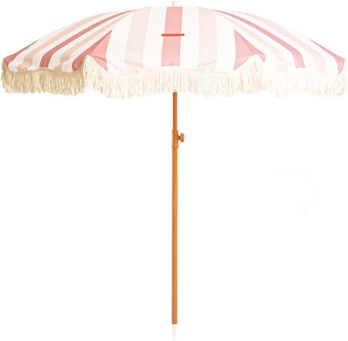 Rose Parasol Plage - Parasol de Jardin Exterieur, Protection UPF50 ...