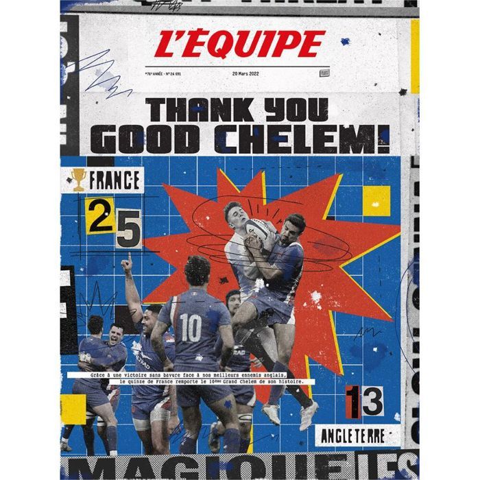 Cadre photo - Plakat - Rugby 6 Nations - Multicolore - Rectangulaire ...