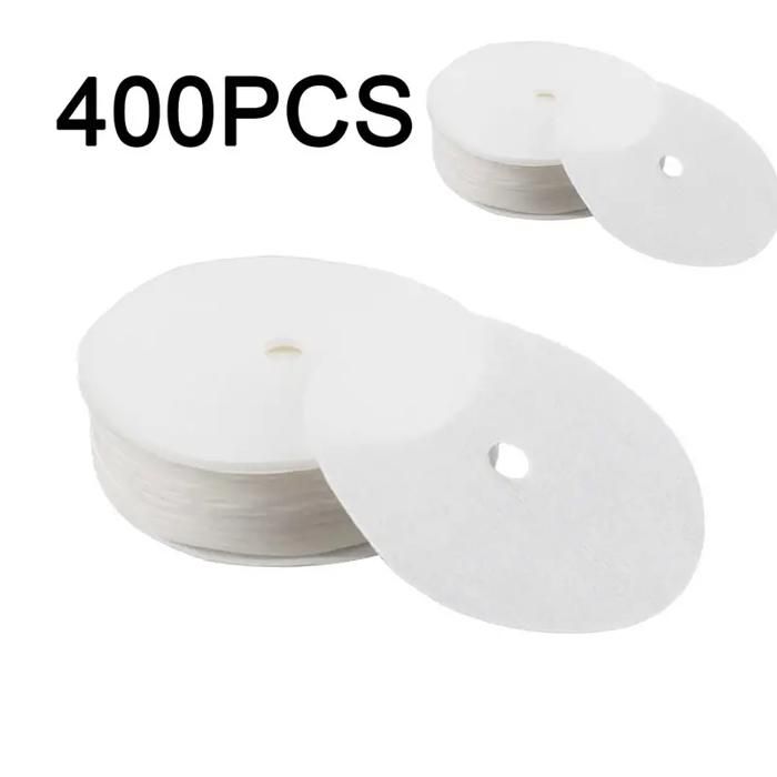 400 filtres caf en papier rond couleur blanche pour machine caf filtre ...