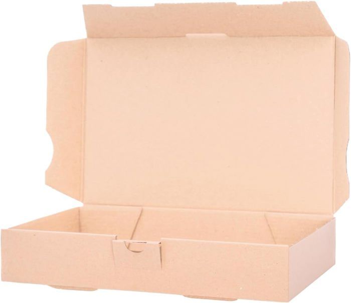 Verpacking 50 Carton d'expédition pliable 24 x 16 x 4,5 cm, Marron, MB ...