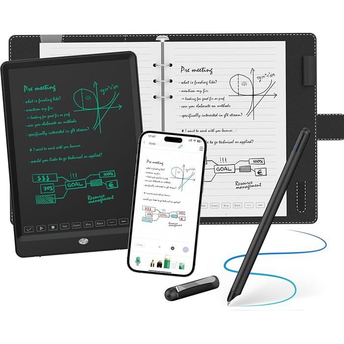 Syncpen 3.0 Set - Stylo Numérique ; Bloc-Notes Numérique ; Tablette ...