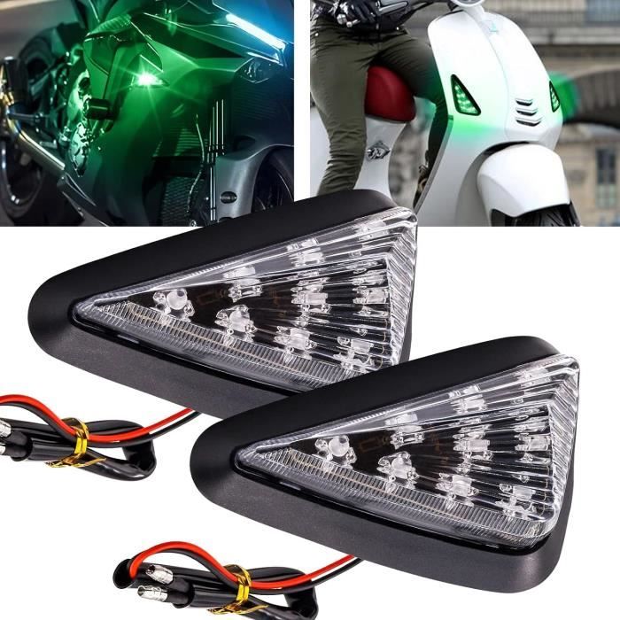 Clignotants De Moto, Voyants De Signalisation Led Pour Scooter Atv ...