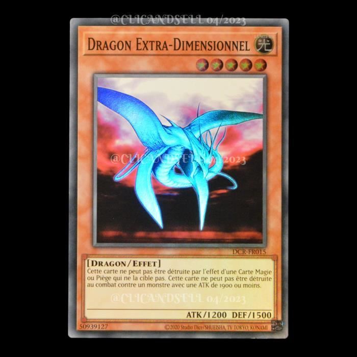 Carte YU-GI-OH DCR-FR015 Dragon Extra-Dimensionnel - Cdiscount Jeux - Jouets
