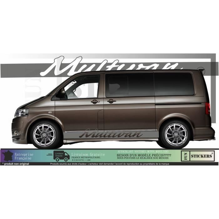 Van VW Volkswagen T4 T5 T6 Kit Décoration Gris Foncé - Sticker ...