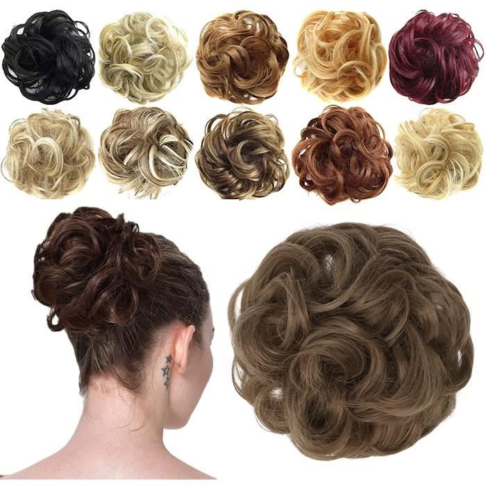 Postiche Chignon Extensions Cheveux Bouclés Ondulés Postiche Queue ...