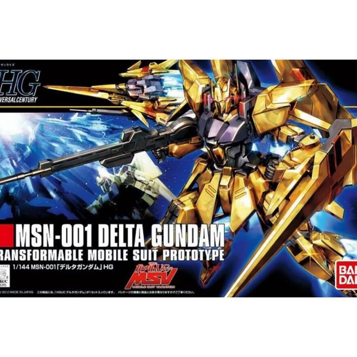 Modèle réduit - GUNDAM HGUC 1/144 Delta Gundam - Plastique - 6 pièces ...