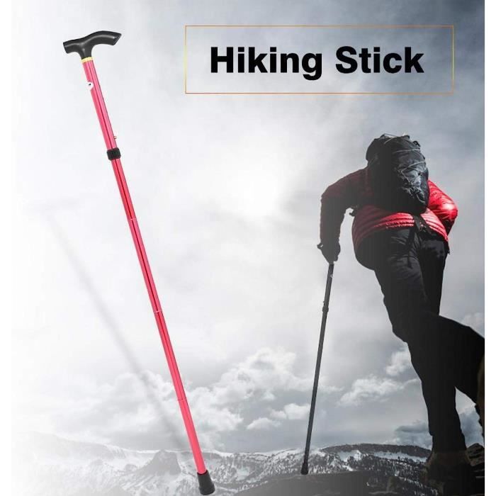 Canne Pliante Pliable Canne De Marche Pliable Léger Durable Réglable ...
