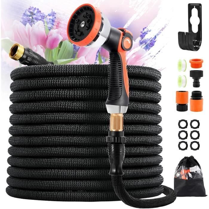 Tuyau D'Arrosage Extensible, Tuyau D'Arrosage Flexible Et Résistant ...