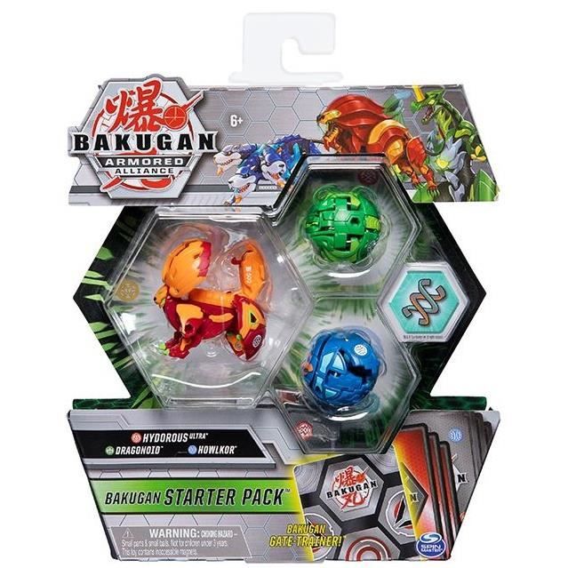 Bakugan starter set boys 4,2 cm rouge/orange 3-pièces - Cdiscount Jeux ...