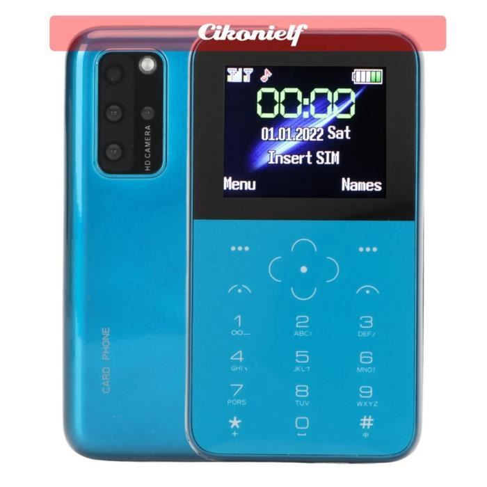 Cikonielf Mini téléphone portable SOYES S10P SOYES S10P Mini carte téléphone Portable Ultra ...