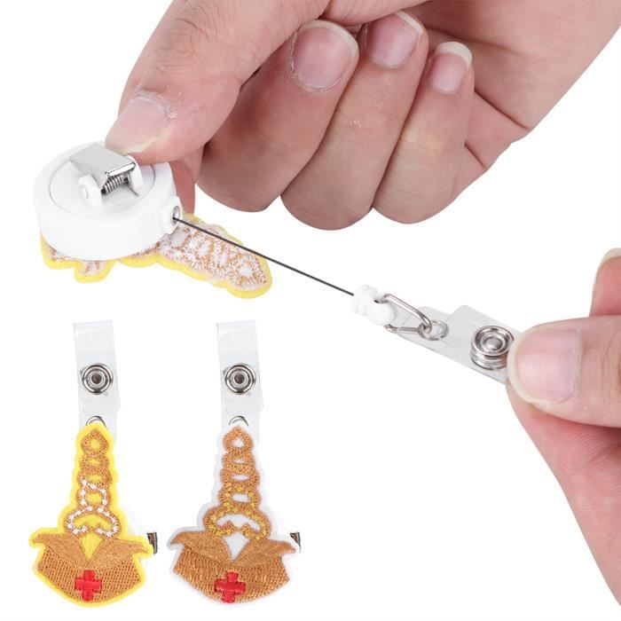 Pince de badge d'identification multifonctionnelle - CIKONIELF - 2 ...