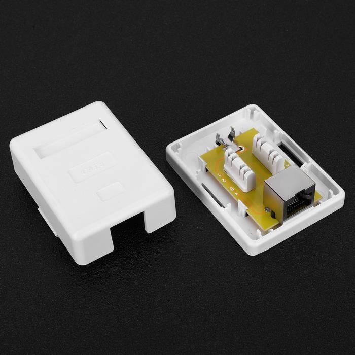 Boîtier de réseaux - CIKONIELF - RJ45-8P8C - 2 pièces - Câble 22-24AWG ...