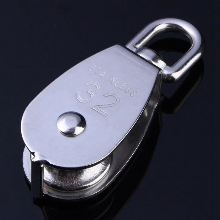 Roue Simple Poulie à Crochet Pivotante Fiable Acier Inoxydable 304 ...