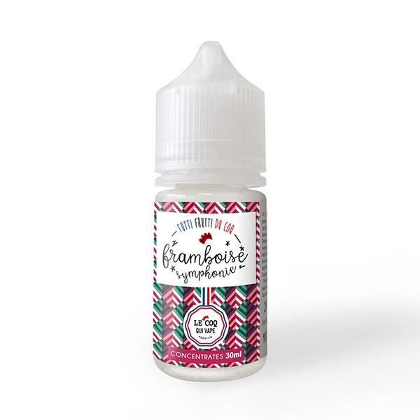 Concentré framboise symphonie 30ml - tutti frutti du coq - le coq qui ...