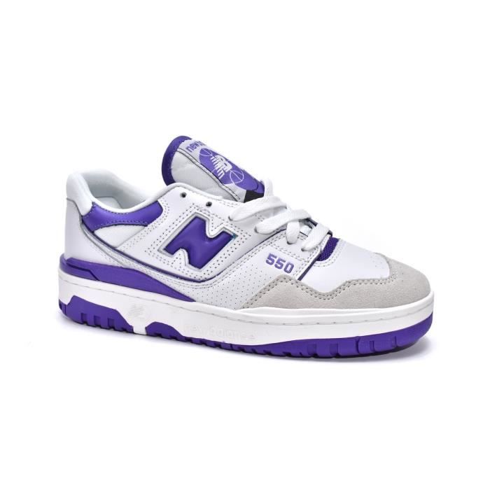 New-Balance NB 550 Premium Pack BB550WR1 Purple Homme Femme Chaussures ...