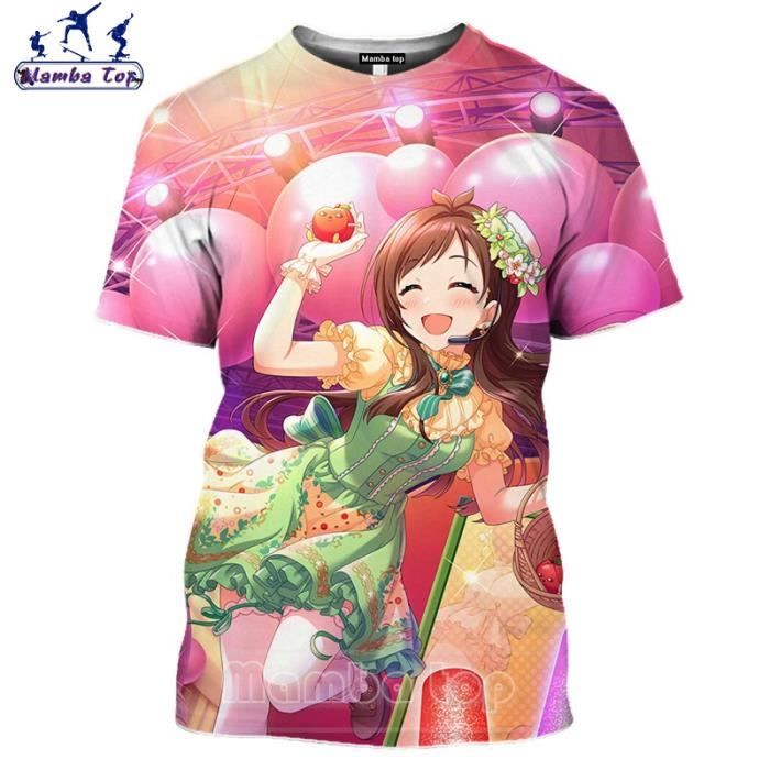 T shirt japon anime,Mamba – t-shirt Lolita 3D à col rond pour homme et ...