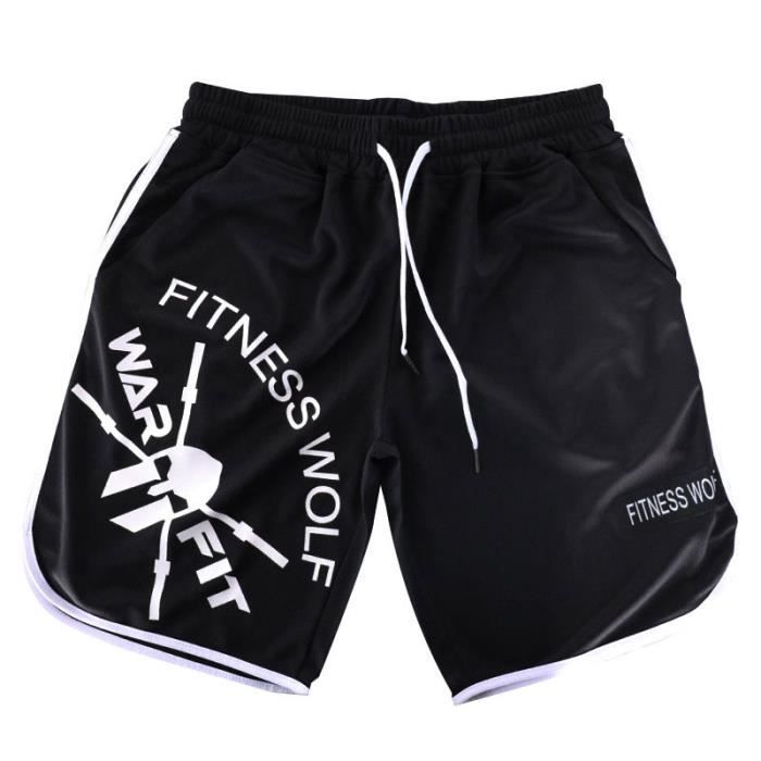 Short,Shorts de sport en coton, pour homme, vêtement court, moulant ...