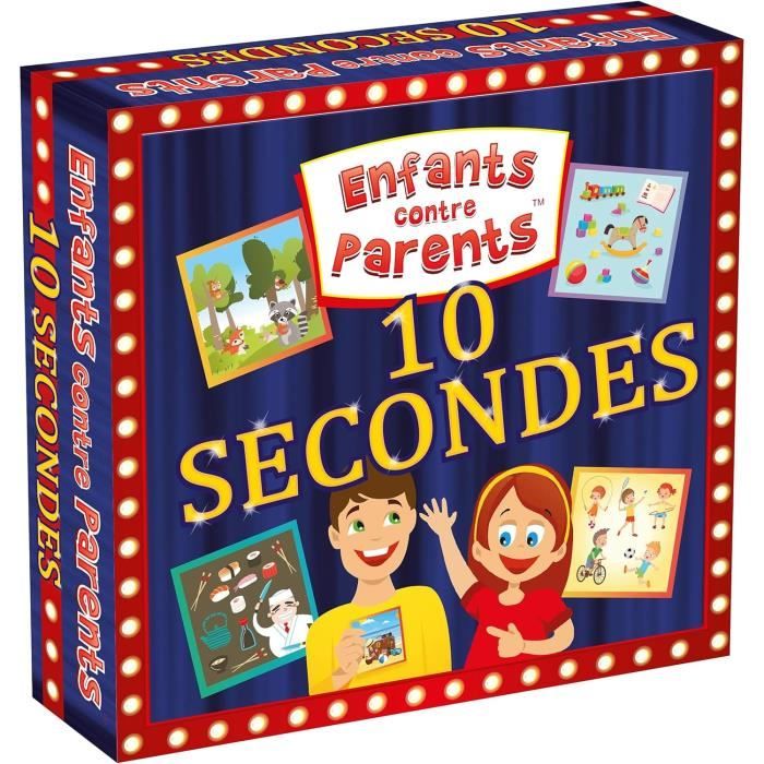 10 Secondes Enfants Contre Parents Jeu Éducatif De Mémoire Jeu De ...