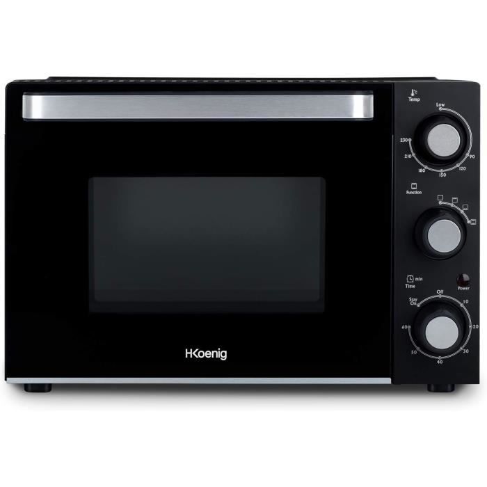 Mini Four 20L Electrique Fo20 Posable Compact Multifonction Performant 1400W Programmable 4 ...