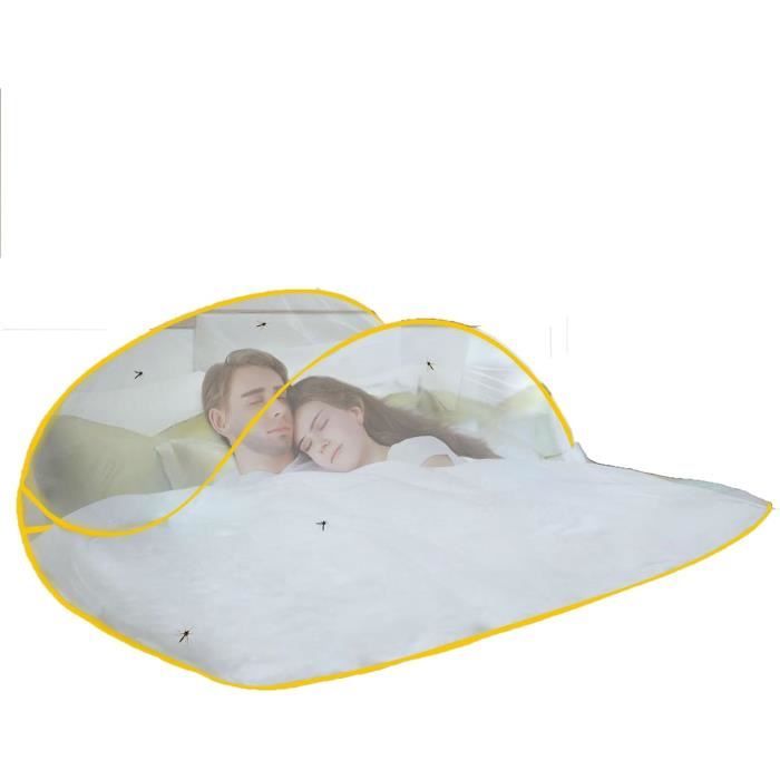 Hgyj Moustiquaire Pop-Up Ultralégère Pour Lit Double, Crypté Moustique ...