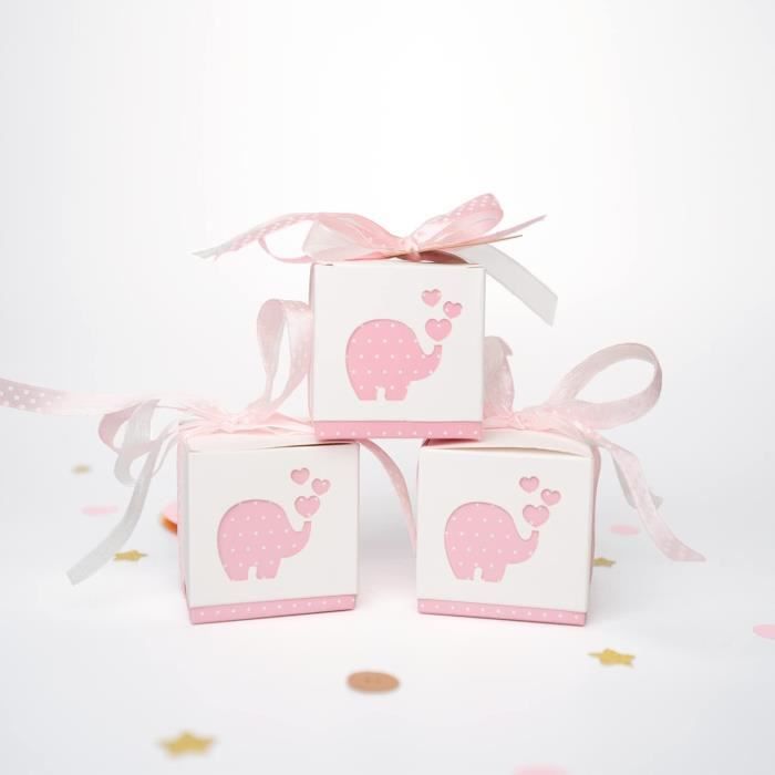 Stella Design Bonbonnières à dragées pour baptêmes-Anniversaires, 48 ...