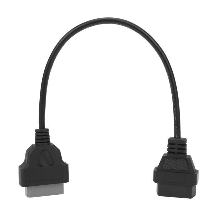 Câble de diagnostic Câble OBD2 Portable 14Pin à 16Pin convertisseur d ...