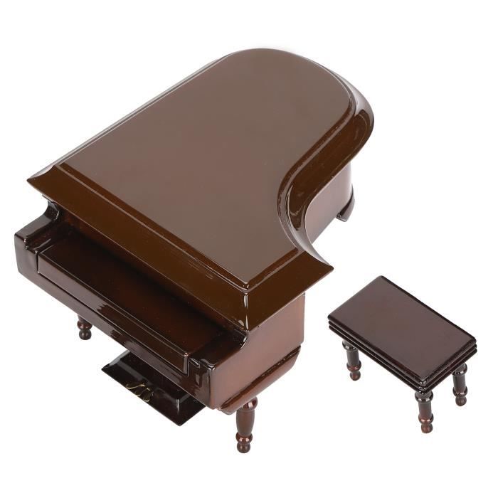 Tbest piano miniature Miniature Piano Modèle Ornements En Bois ...