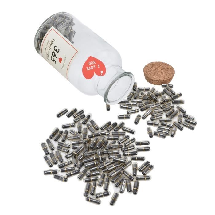 TMISHION Lettre capsule 365pcs Capsule Letters Capsule Blank Message ...