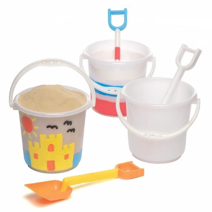 Pelle Et Seau Plage Enfant - Lot De 4, Jeux D'Eau Et De Plage (At952 ...