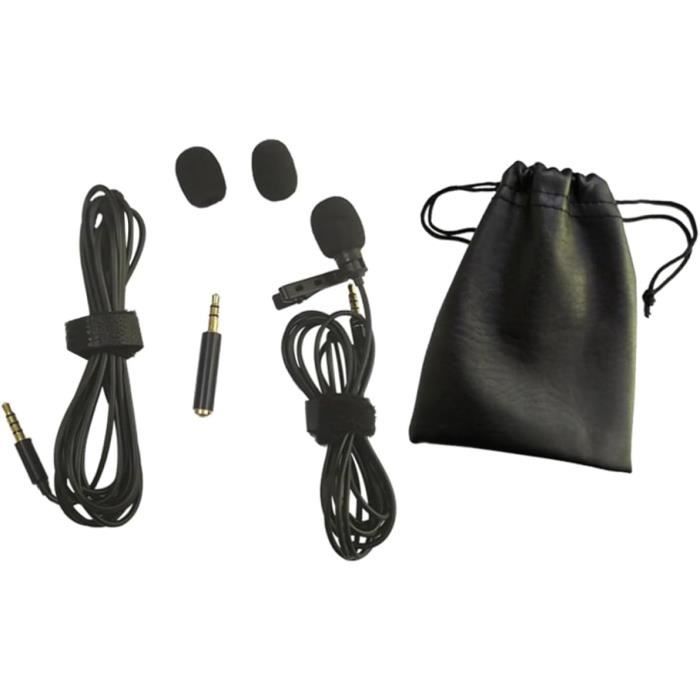 1 Ensemble Micro-Cravate Microphone Professionnel Microphone De ...