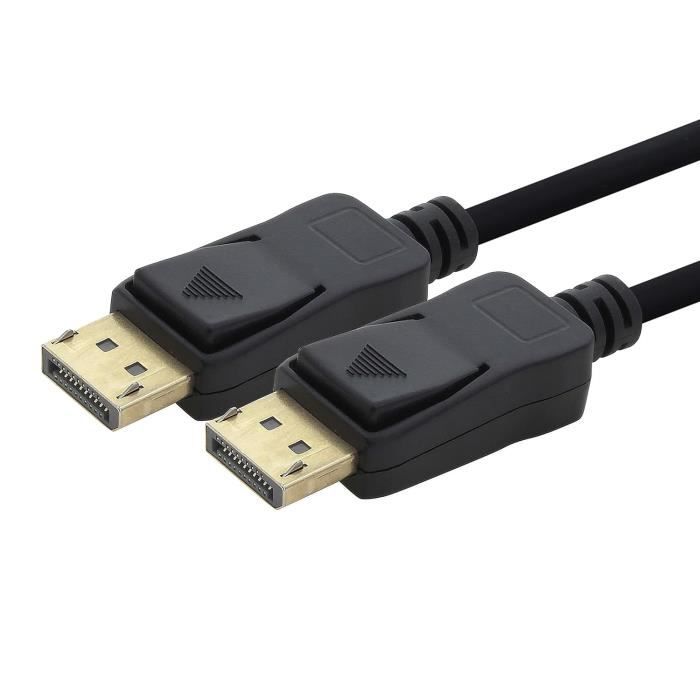 2 X Câble Displayport 4K 60Hz - 5M - Dp 1.2 Max. 21,6 Gbit S 4K2K 60 Hz ...