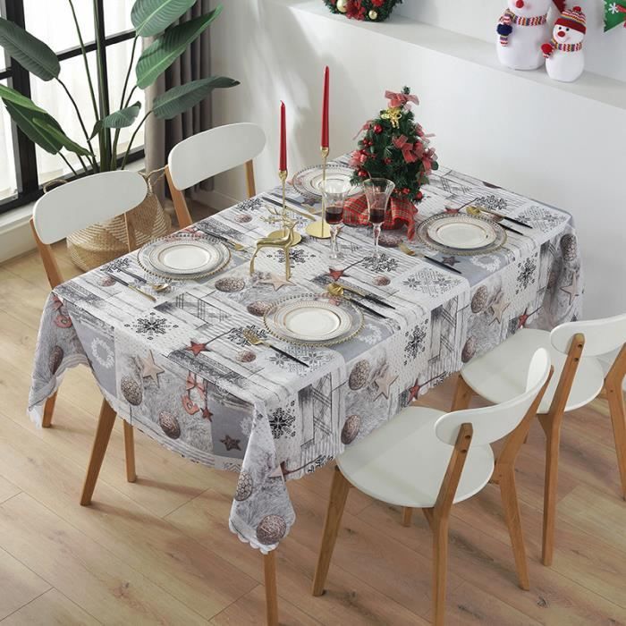 NAPPE DE TABLE ,pattern4-150 x 150cm--Nappe De noël rectangulaire ...