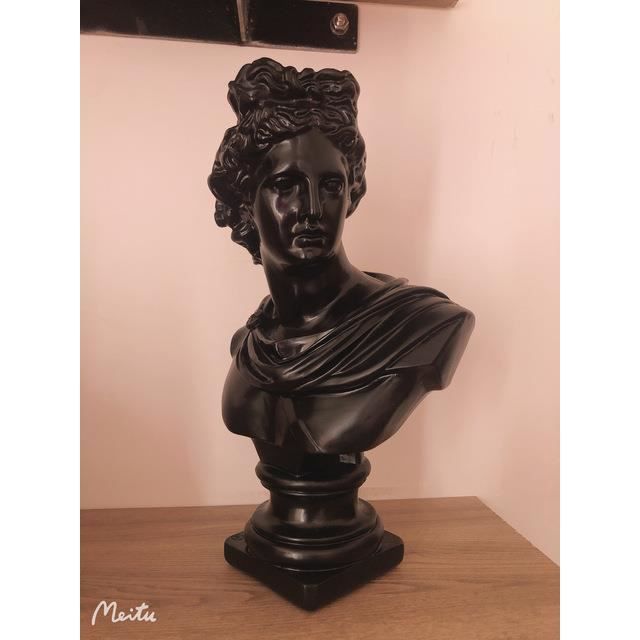 STATUETTE,Apollo Black--Statue'artemis de mythologie grecque, portrait ...