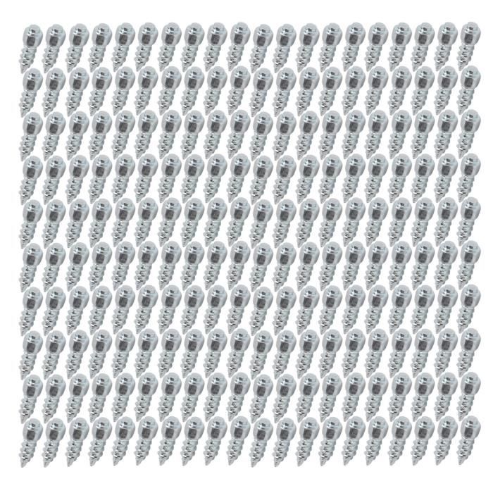 Zerone Pointes anti-dérapantes qui tombent 200 pièces 4x12mm neige vis ...