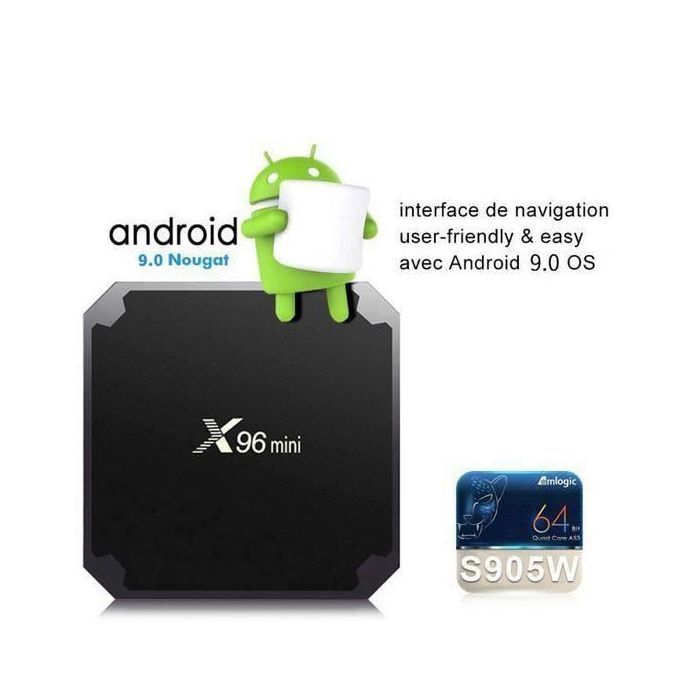 Boîte TV - SUNNZO - X96 MINI - Android 9.0 - 2Go RAM - 16Go Stockage - Cdiscount TV Son Photo