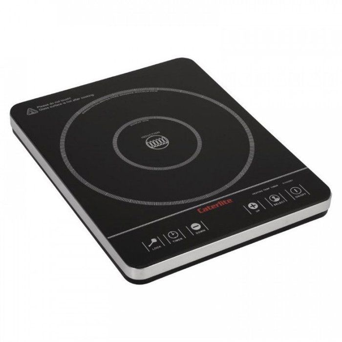Plaque inox à induction 1 zone (Ø)240 mm tactile, 2000 W, 220 V - MONO ...