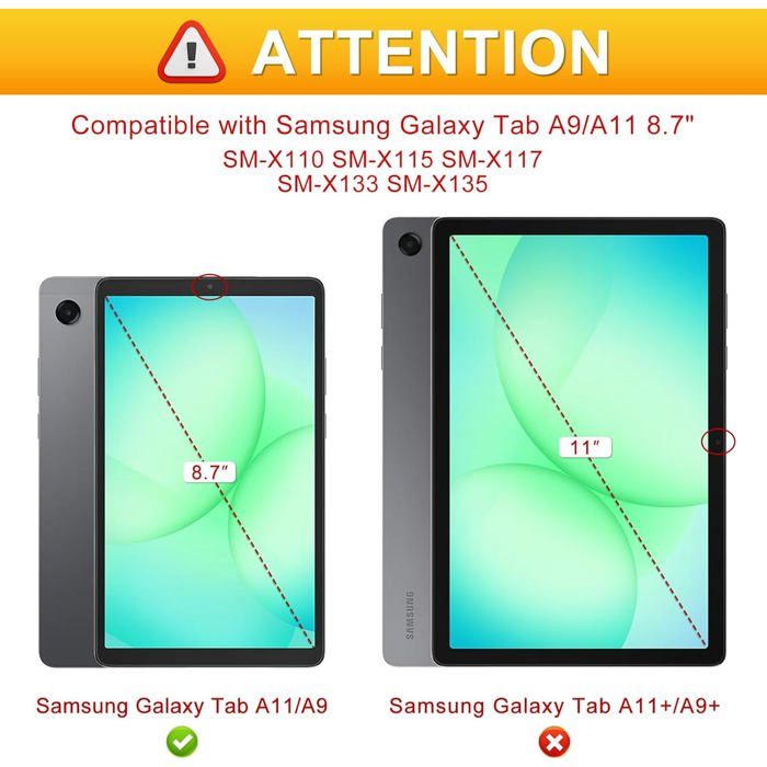 Film protecteur pour tablette,Compatibilité Samsung Galaxy Tab A11 et ...