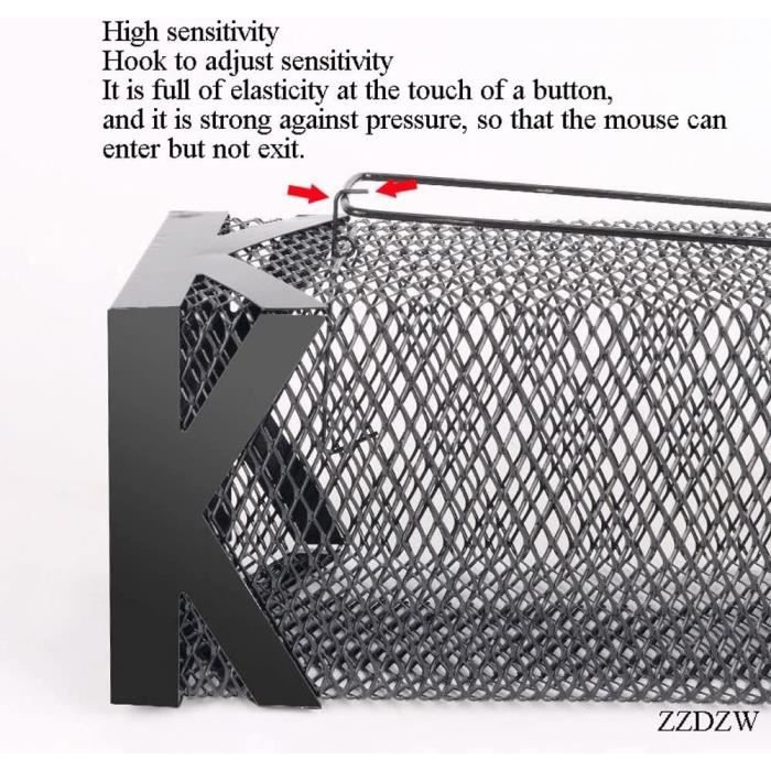 AJW-Piege A Rats Piège Anti Rat Attrape Rats Vivant-Cage Efficace ...