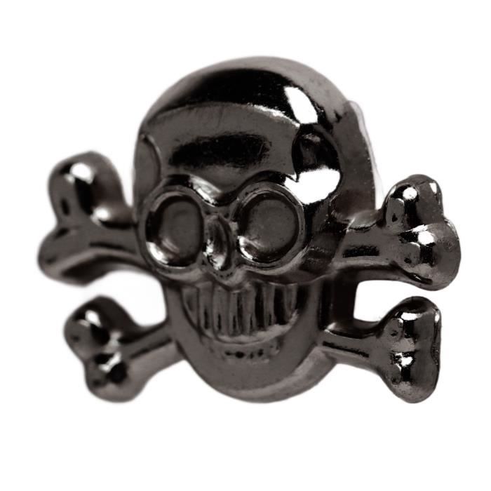 HURRISE rivets de tête de mort en métal 50 ensembles de rivets de crâne ...