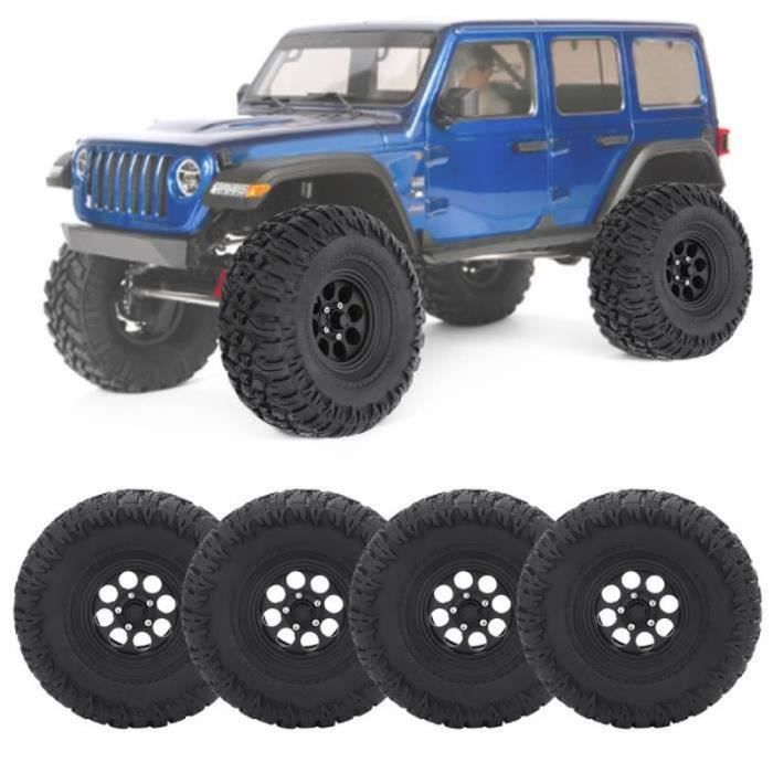 Pneu RC 4 pièces 118mm pneu de voiture RC pneu sur chenilles RC pour ...