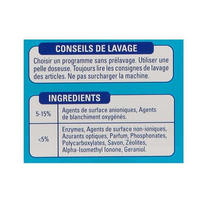 SKIP Lessive en poudre Active clean - 61 doses - Cdiscount Electroménager