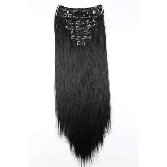 By PRETTYSHOP XL 60cm 7 Pièces Jeu CLIP IN EXTENSIONS Extensions De ...
