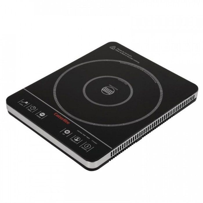 Plaque inox à induction 1 zone (Ø)240 mm tactile, 2000 W, 220 V - MONO ...